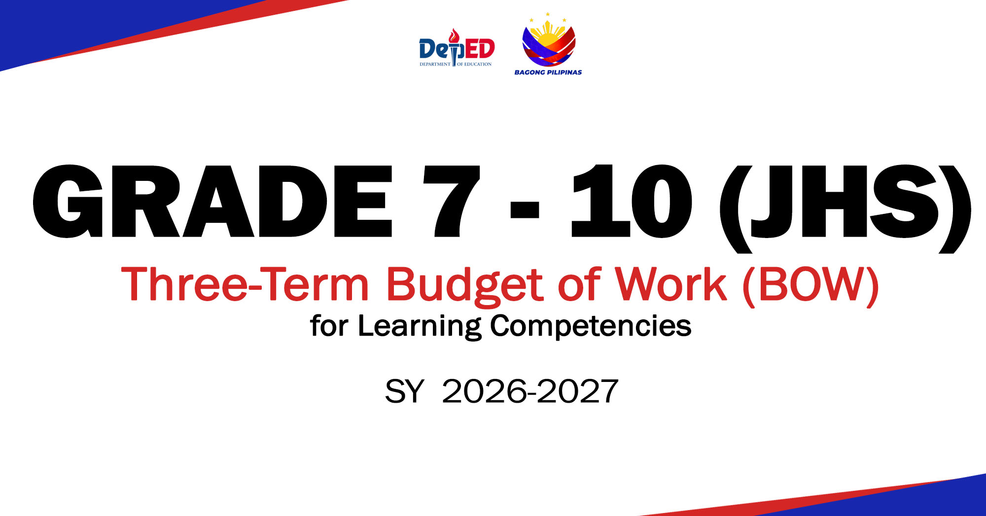 Budget of Work for Grades 4 to 6 in the Three-Term School Calendar ...
