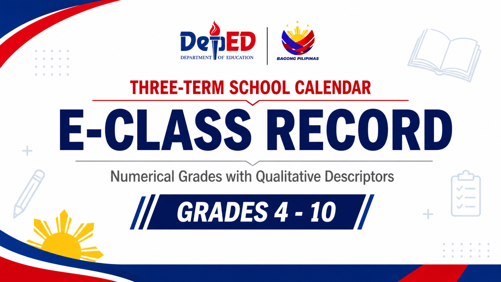 Updated E-Class Records for Grades 4–10 | Three-Term School Calendar ...