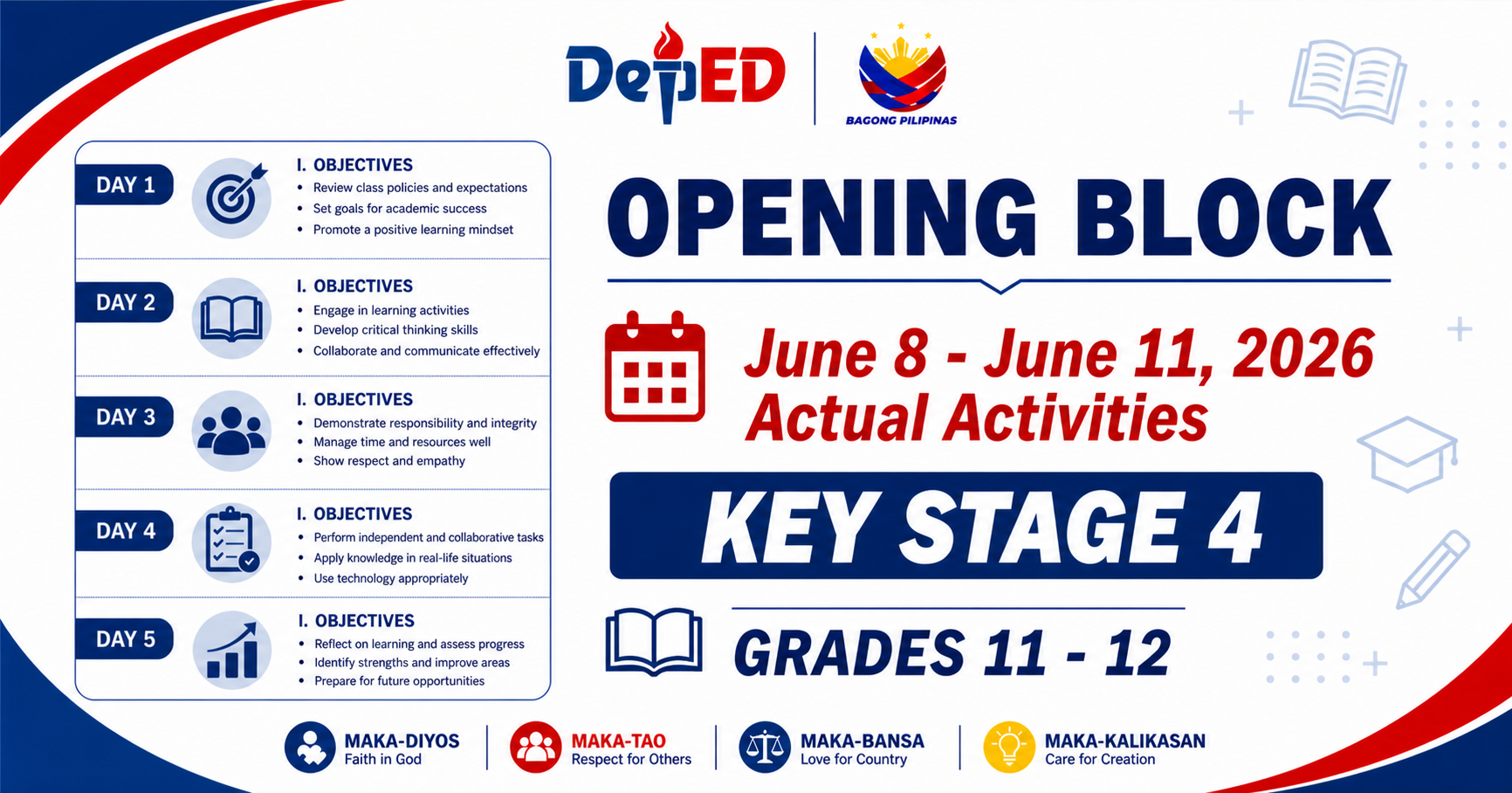 Ready-Made Opening Block DLLs for Senior High School (Grades 11–12 ...